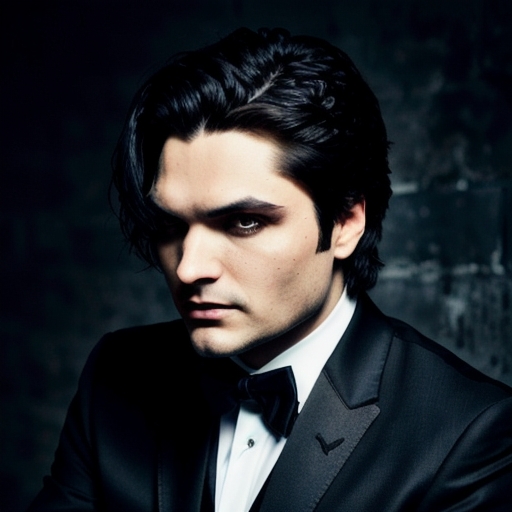 Gerard Way Black Hair