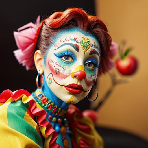 Cholo Clown Face Paint