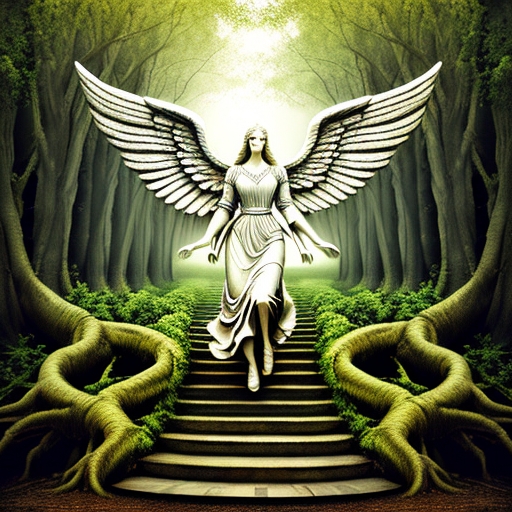 Female Angels With Wings