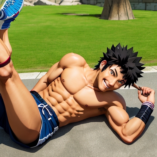 Kiba Shirtless