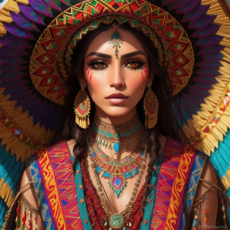 Aztec Princess Makeup