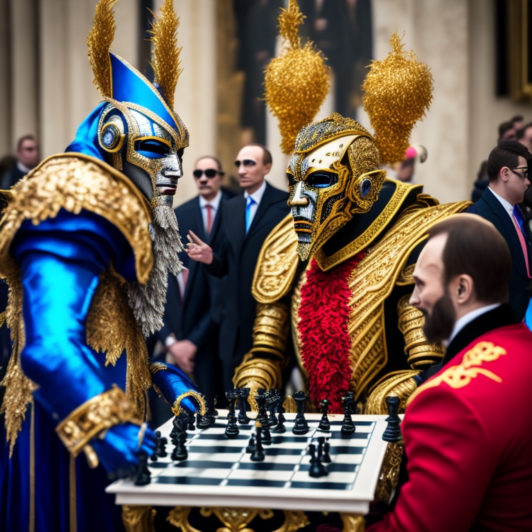 With Putin Obama Chess