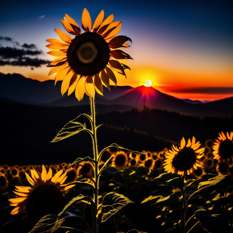 Sunflower Sunrise Wallpaper