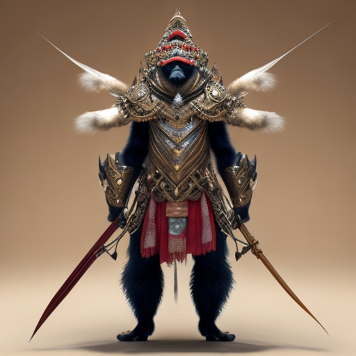 Armored Samurai Monkey