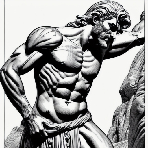 Hercules Greek God Drawing