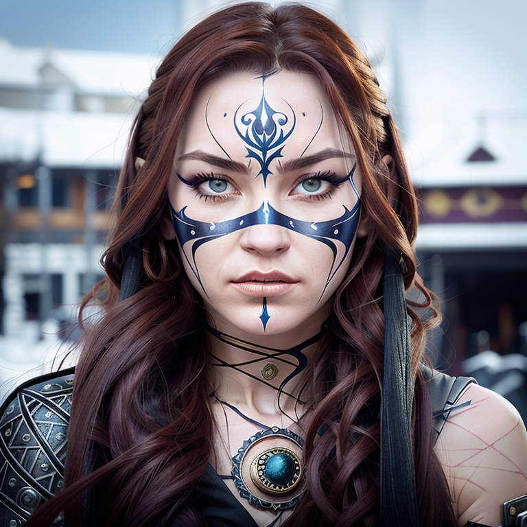 Scarred Face Warrior