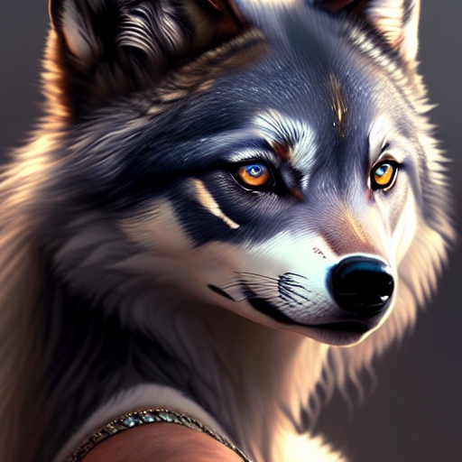 Wolf Human Hybrid
