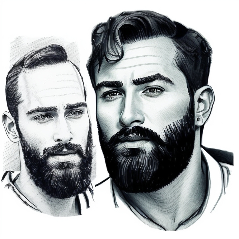 Realistic Drawing Of A Man