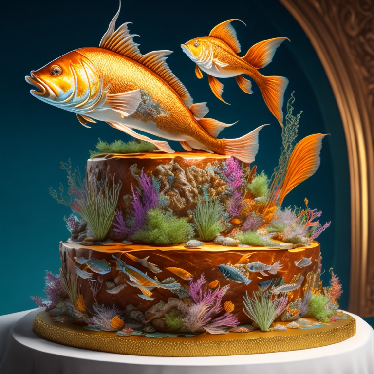 Goldfish Cake Ideas
