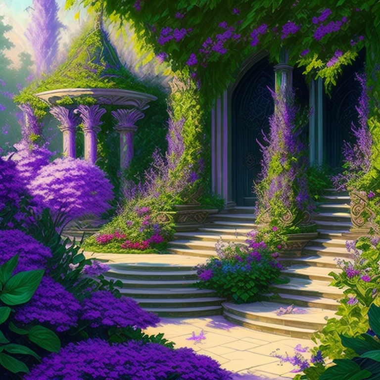 Magical Garden Drawing