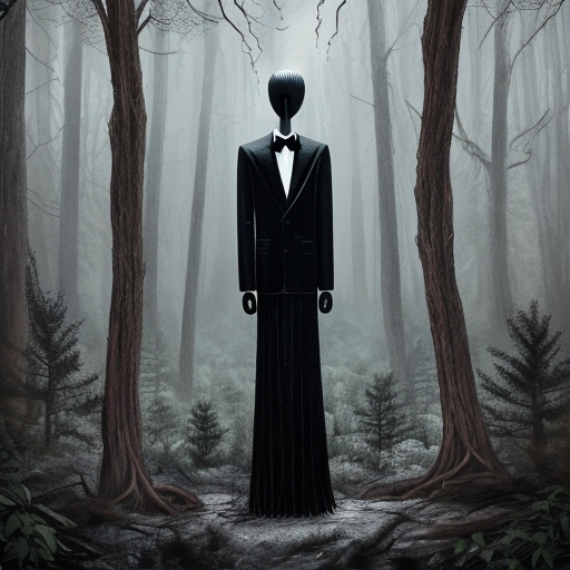 Creepy Forest Wallpaper Slenderman