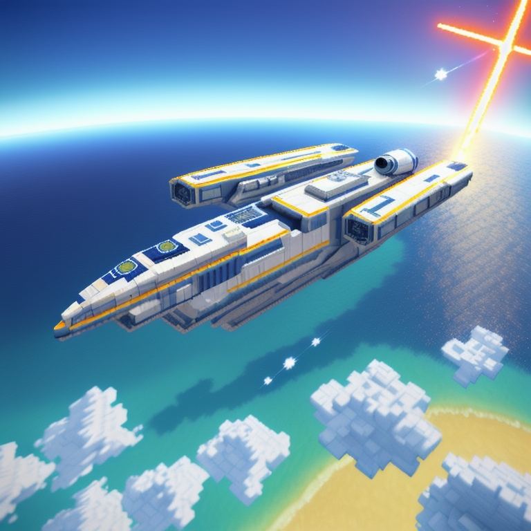 Minecraft Star Wars Spaceship