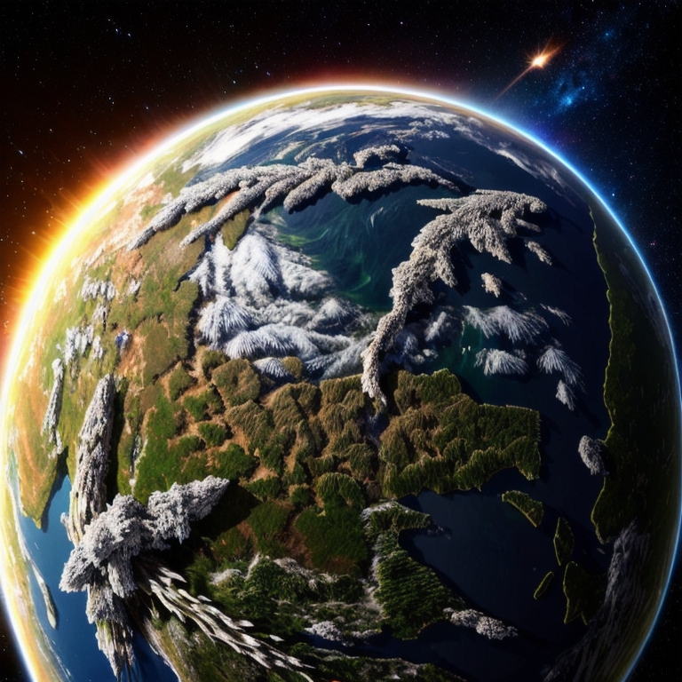 Earth Destroyed By Fire