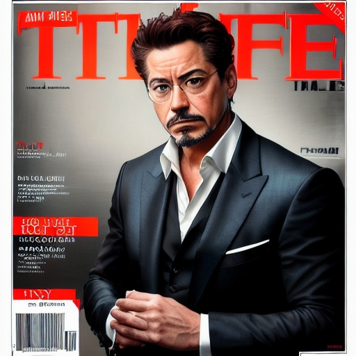 Tony Stark Time Magazine Cover
