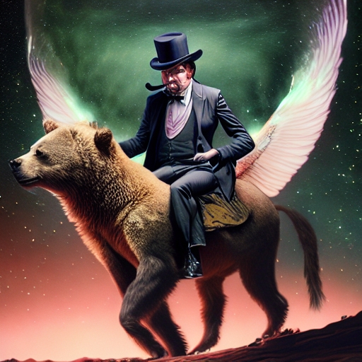 Presidents Riding Animals With Guns