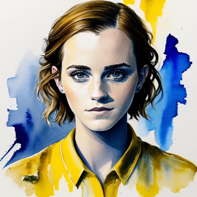 Emma Watson Painting