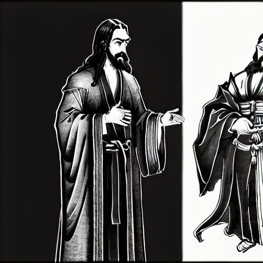 Jesus Vs Satan Drawings