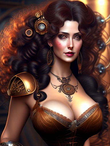 Steampunk Cleavage
