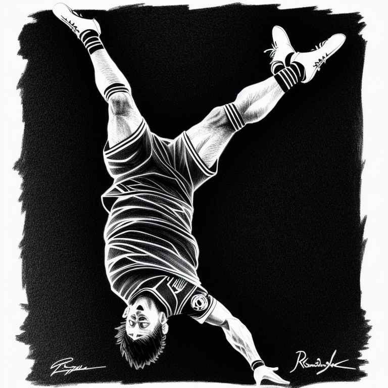 Messi Doing A Backflip