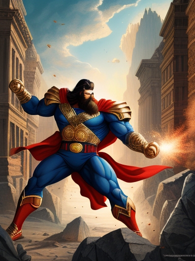 Bearded Superman