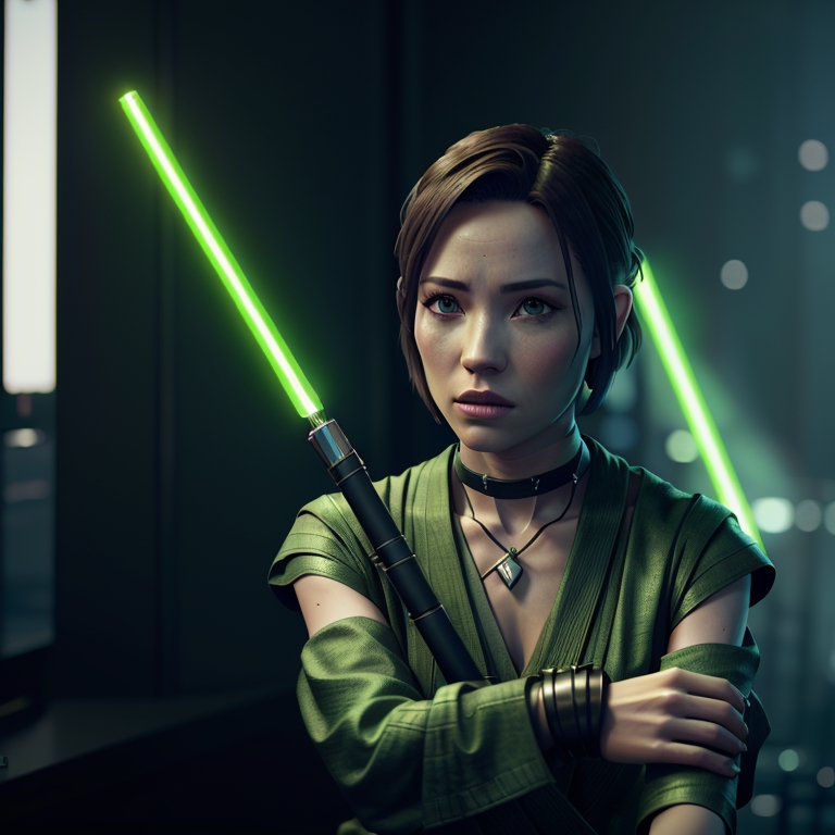 Female Jedi Green