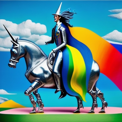 Obama On A Unicorn Shooting Rainbows
