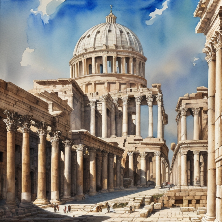 Ancient Roman Architecture Dome