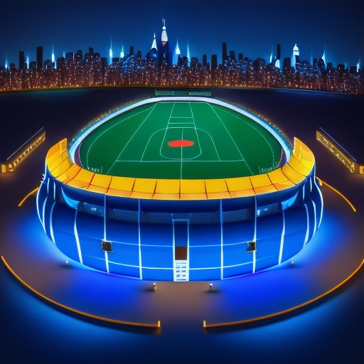 Cartoon Football Stands