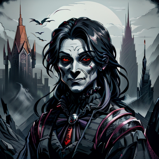 Vampire Biting Neck Drawing