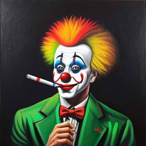 Smoking Clown