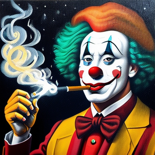 Smoking Clown