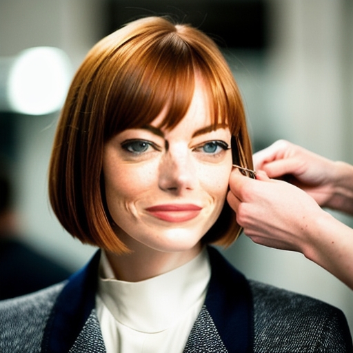 Emma Stone Bob Haircut