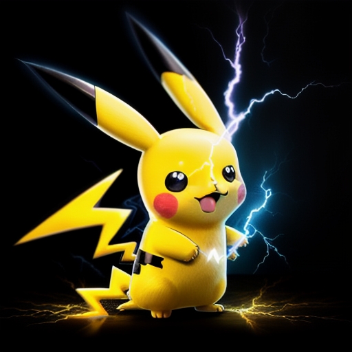 Pikachu Lightning Wallpaper