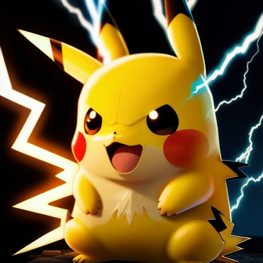 Pikachu Lightning Wallpaper