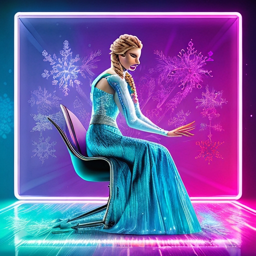 Flashdance Chair Cartoon