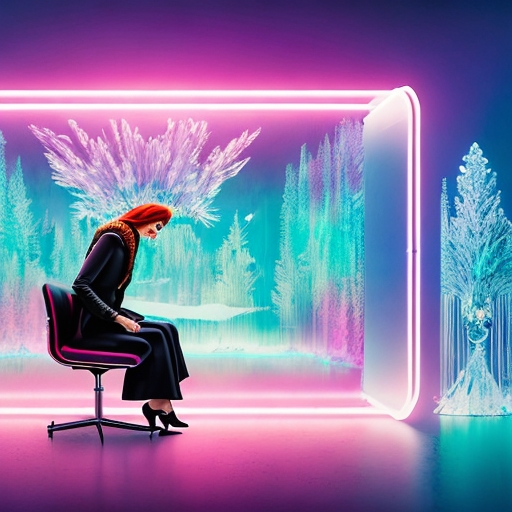 Flashdance Chair Cartoon