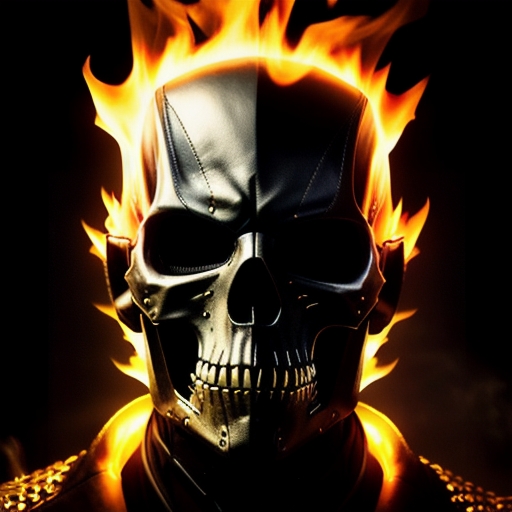 Ghost Rider Skull Wallpaper
