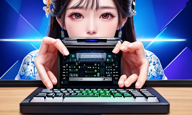 Person Smashing Computer