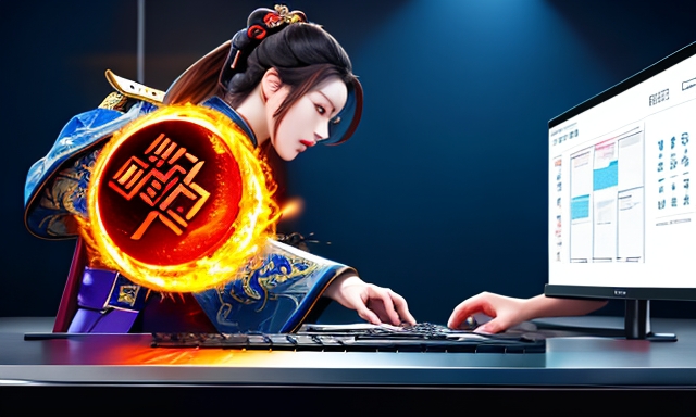 Person Smashing Computer