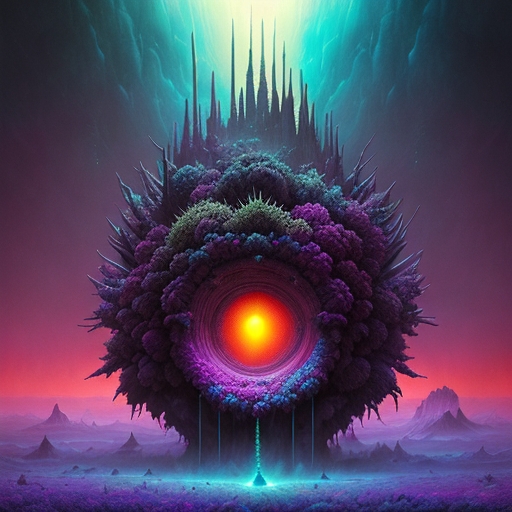 Nebula Weed Wallpaper