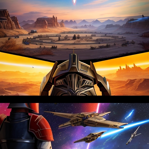 Star Wars Clone Wars Space Battle