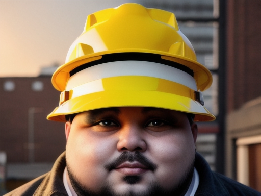 Construction Hard Hats Worn Improperly