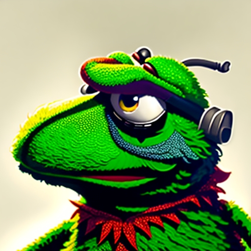 Farting Cartoon Frog