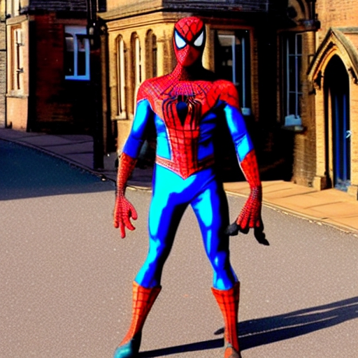 Spiderman Standing Pose