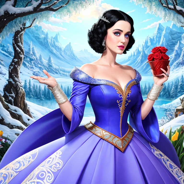 Katy Perry As Snow White