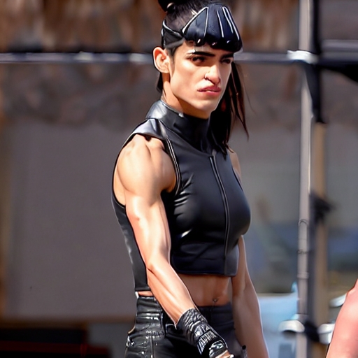 Sofia Boutella Abs