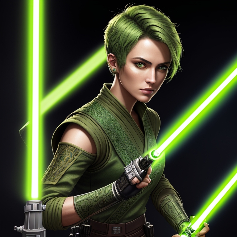 Female Jedi Green