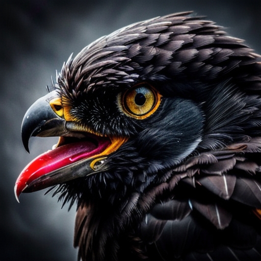 Black Hawk Bird Wallpaper