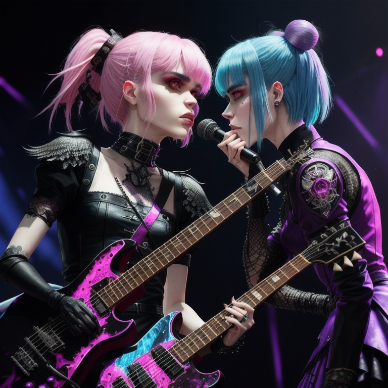 Alice Glass Pink Hair