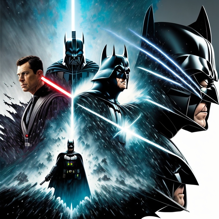 Darth Vader Vs Batman Comic